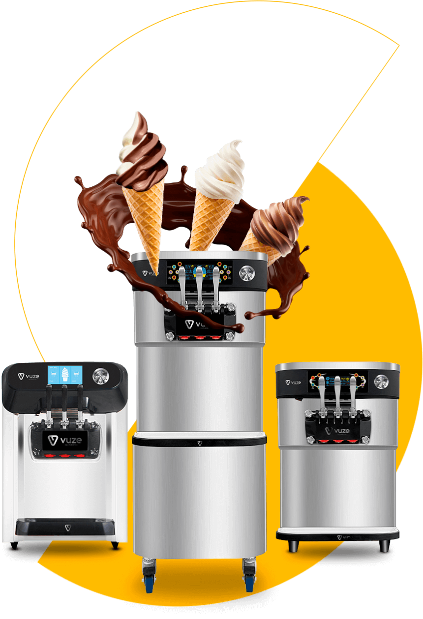 Máquina de Sorvete Vuze Artic Vert 38L - Vuze Equipamentos